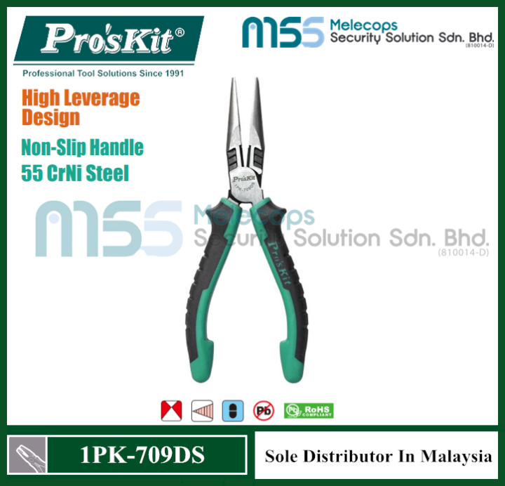 Pro'skit 1PK-709DS Dual Color Long Nose Plier (166mm) | Lazada