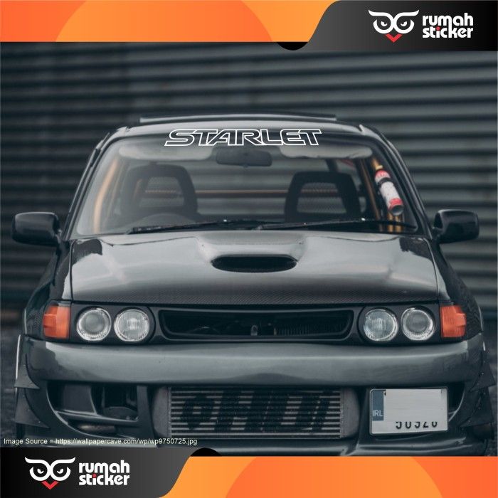 STICKER STIKER CUTTING KACA BODY MOBIL TOYOTA STARLET KAPSUL DAN KOTAK ...