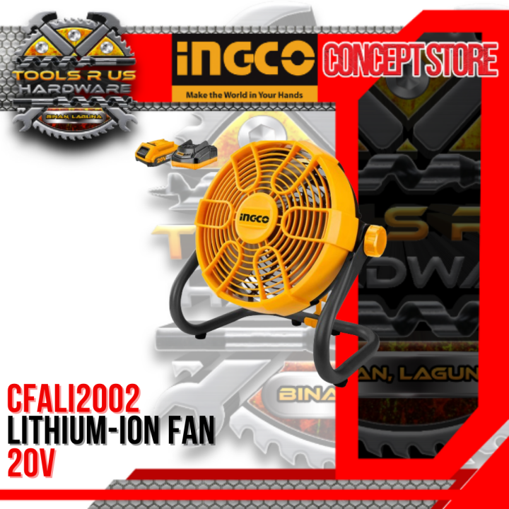 INGCO LITHIUM-ION FAN 20V CFALI2002 | CORDLESS TOOLS | BINAN, LAGUNA ...