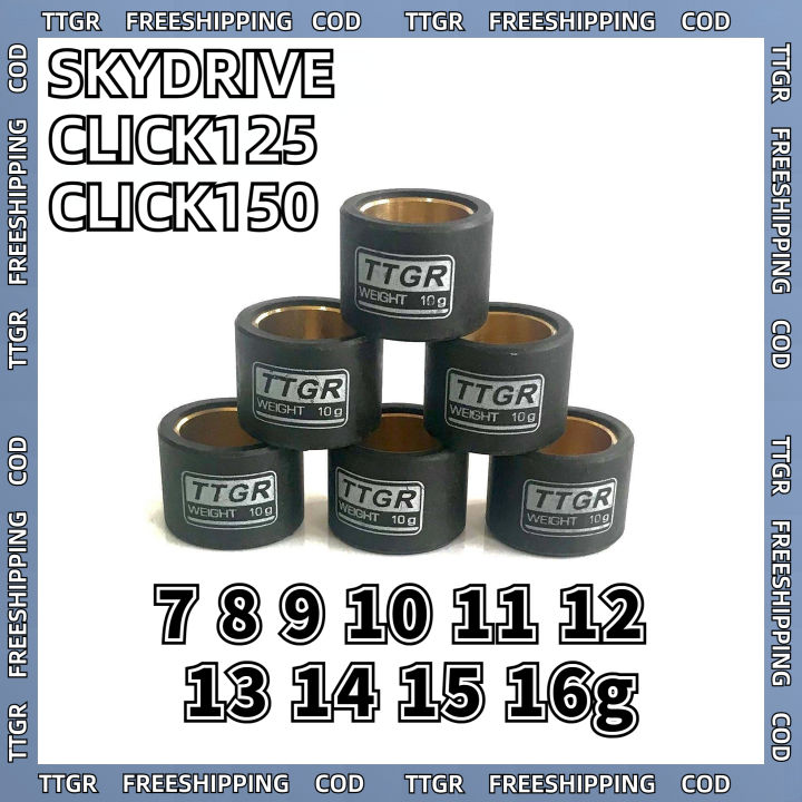 COD TTGR 6pcs Fly Ball For SKYDRIVE HONDA CLICK125 CLICK150 Roller Set ...