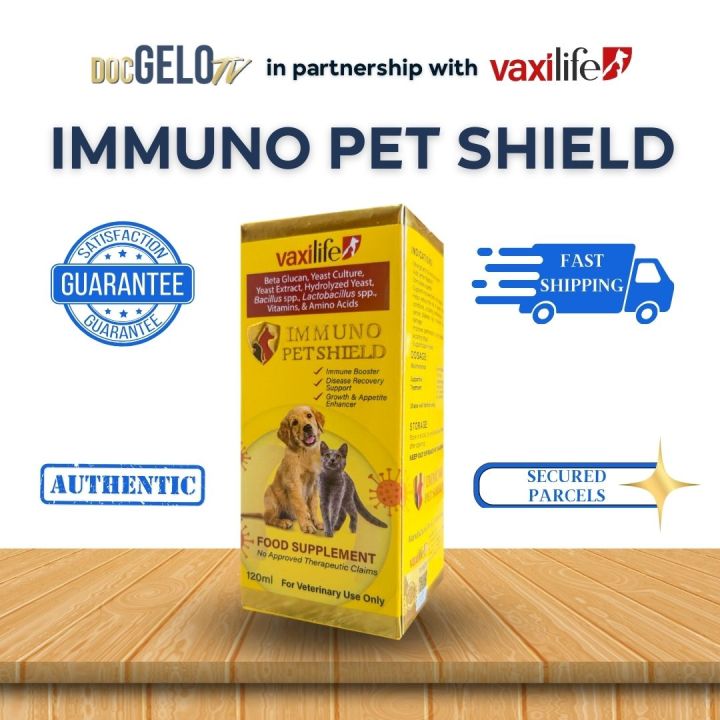 IMMUNO PET SHIELD (Immune System Booster for dogs and cats) 120ml ...