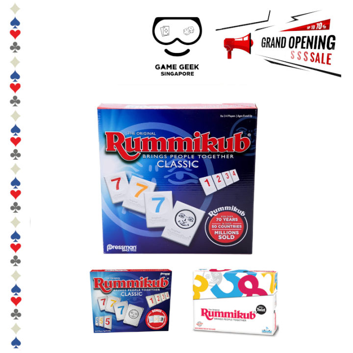[🇸🇬Singapore Stock] Rummikub The Original Rummy Tile Game Family Game ...