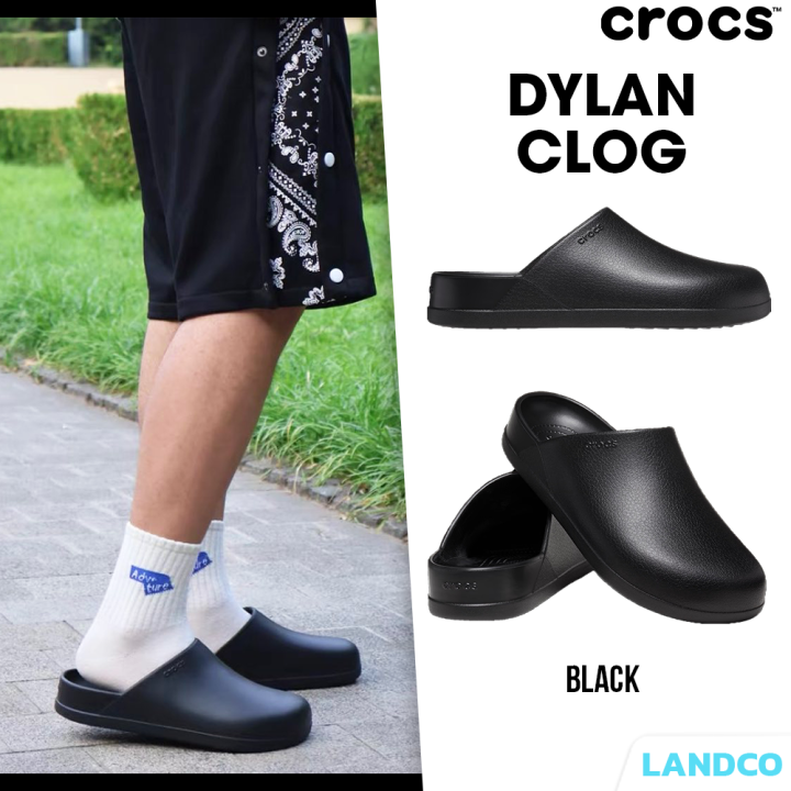 Crocs คล็อค รองเท้าแตะ รองเท้าแบบสวม รองเท้า UX Dylan Clog 209366-001 ...