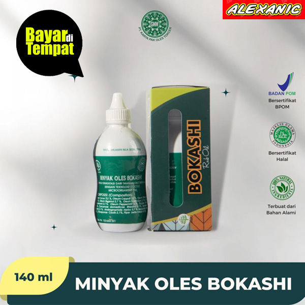 Minyak Oles Bokashi 140 ml Jumbo Bonus Balsem Bokashi Minyak Bokashi 140ml ORIGINAL | Lazada ...