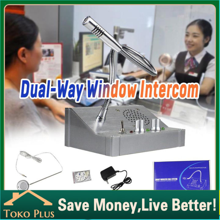 Microphone Mic loket window intercom 2 Arah Utk Buat Counter Kasir ...