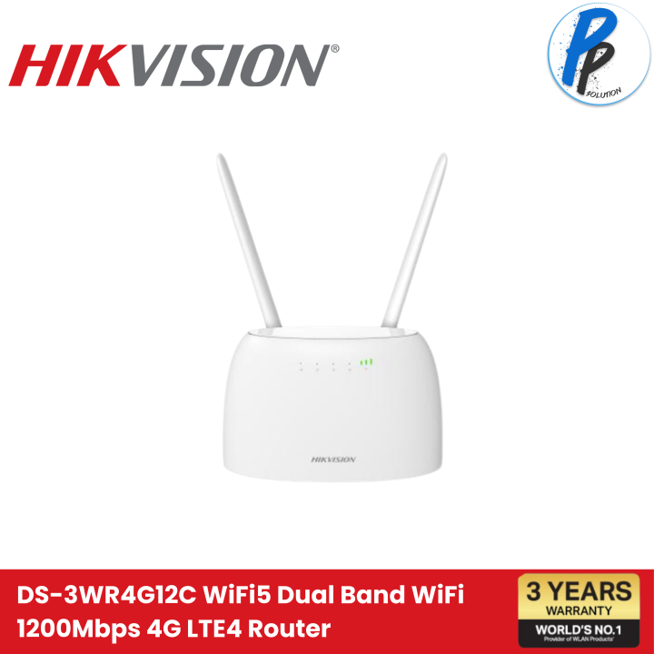⚡️เร้าเตอร์ใส่ซิม⚡️4G Router HIKVISION AC1200 4G CAT4 Wireless Router ...