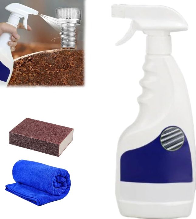Heavy-Duty Metal Rust Remover, Multi Purpose Rust Remover Spray, Rust ...