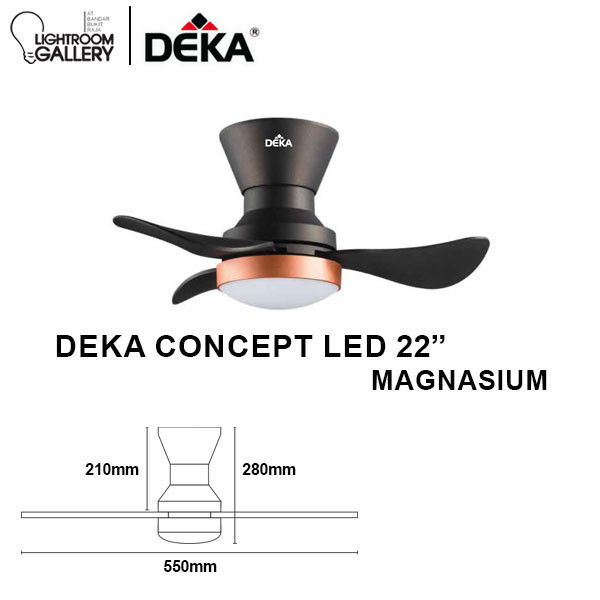 DEKA CONCEPT 22L / CONCEPT MINI 34" / CONCEPT 42'' 3BLD ABS 7SPD FRW ...