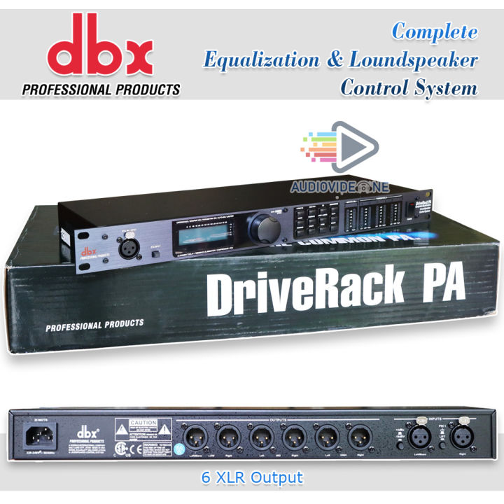 Deprak DBX Speaker Management DriveRack Crossover Digital 6 Output ...