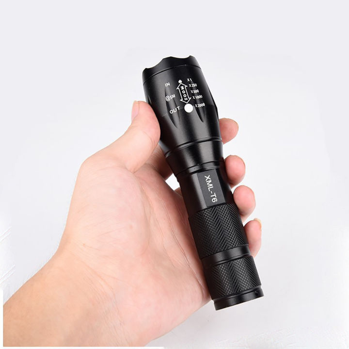 Đèn pin led siêu sáng chiếu xa trăm mét Xinsite T6 cao cấp điều chỉnh ...