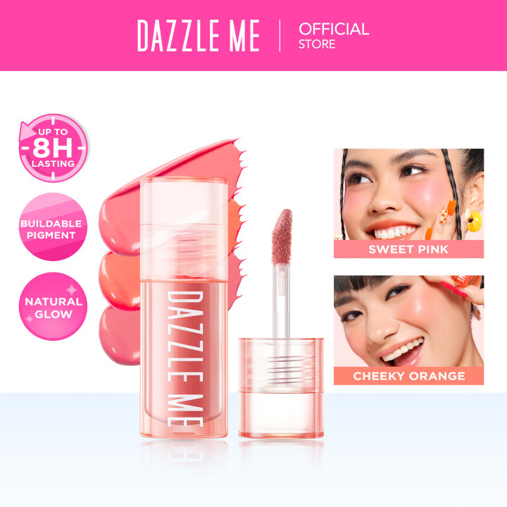 DAZZLE ME Heart-Melt Creamy Liquid Blush | Makeup Blush On Cair BPOM ...