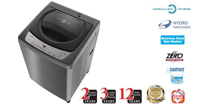Toshiba CIrcular Intake Top Load Washing Machine 10KG - AW-H1100GM ...
