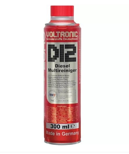 Voltronic D12 สารทำความสะอาดระบบเชื้อเพลิง และระบบไอเสีย สำหรับเครื่องดีเซล 300 ml | Lazada.co.th