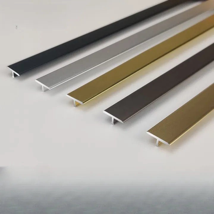Aluminum alloy T type edge strip, threshold edge strip, background wall edge decoration strip ...