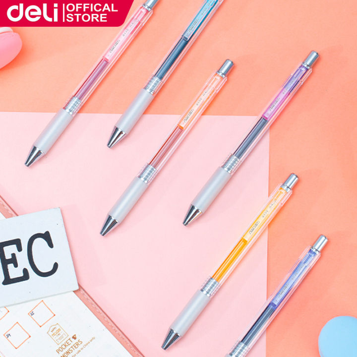 Deli Gel Pen 0.5mm 6pcs A123 | Lazada PH