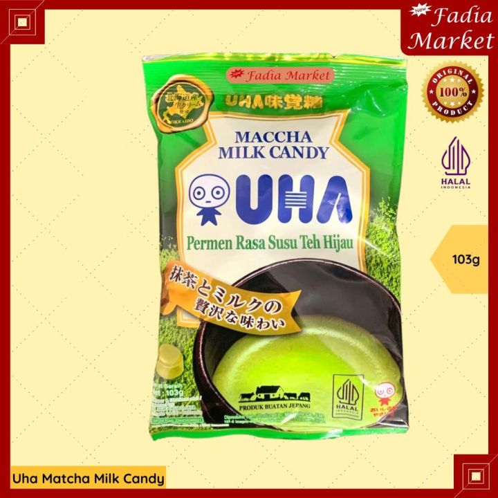 UHA Matcha Maccha Milk Candy Permen Susu Teh Hijau 103g | Lazada Indonesia
