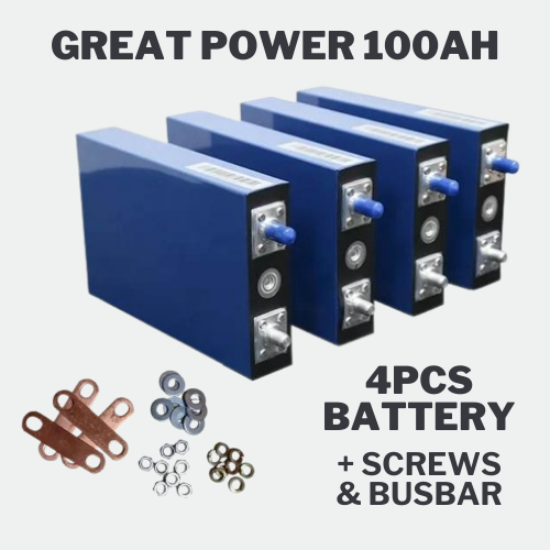 GREAT POWER 3.2v 100ah Prismatic Lifepo4 Cells | Lazada PH