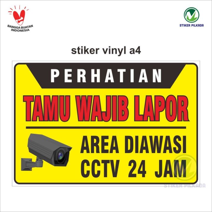 STIKER TAMU WAJIB LAPOR | Lazada Indonesia STIKER TAMU WAJIB LAPOR | Lazada Indonesia