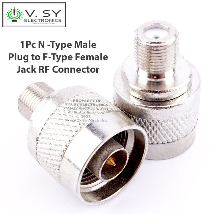 1 pc N-Type Male Plug to F-Type Female Jack RF UHF TV Radio Wireless ...