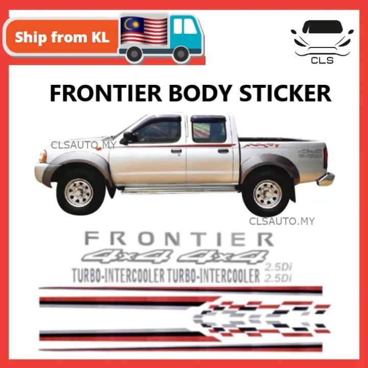 Nissan Frontier Car Side Body Sticker (1 Set) - Pelekat Frontier Stiker ...