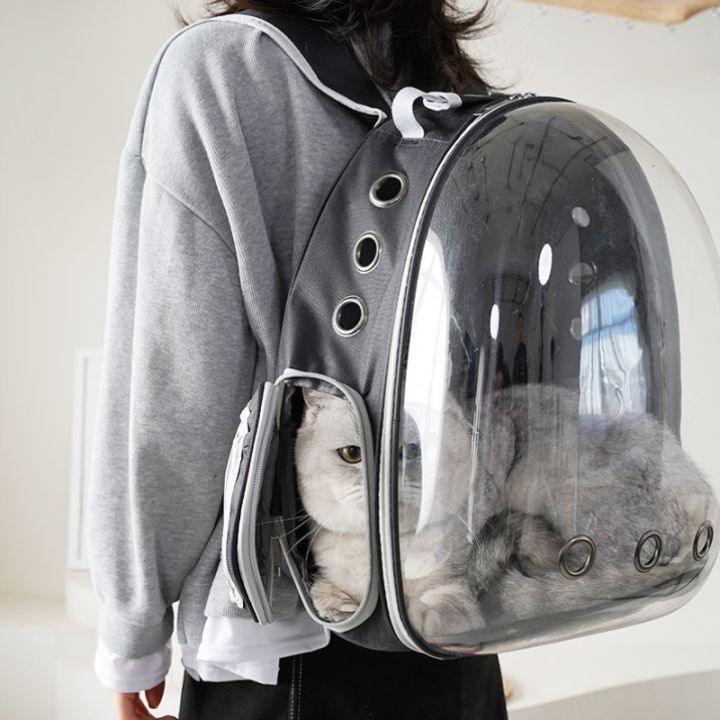 Cat Capsule Backpack Pet travel carrier bag dog cat outdoors portable ...