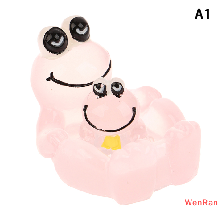 WenRan ชุดไฟกลางคืนรูปเป็ดและกบ1ชุดอุปกรณ์ตกแต่งเล็กๆแบบทำมือไฟกลางคืน ...