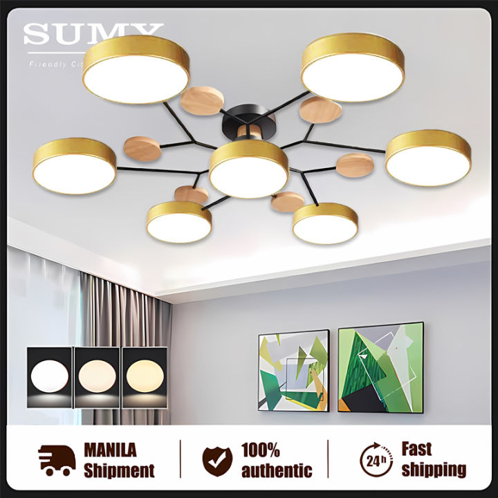 3color LED modern design chandelier ceiling lights Nordic living room ...