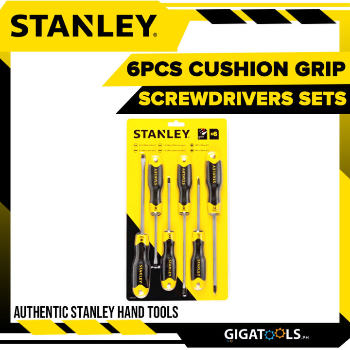 Stanley Cushion Grip 6pcs Screw Driver Set ( STMT66672 ) ( SCWDRV ...