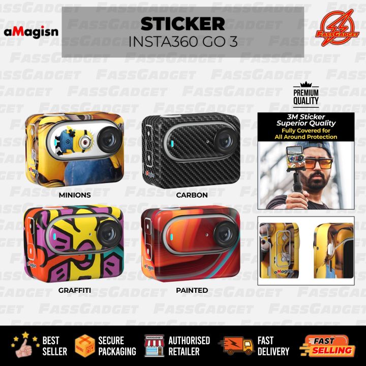 (🔥READYSTOCK🔥) STICKER INSTA360 GO 3 | Lazada