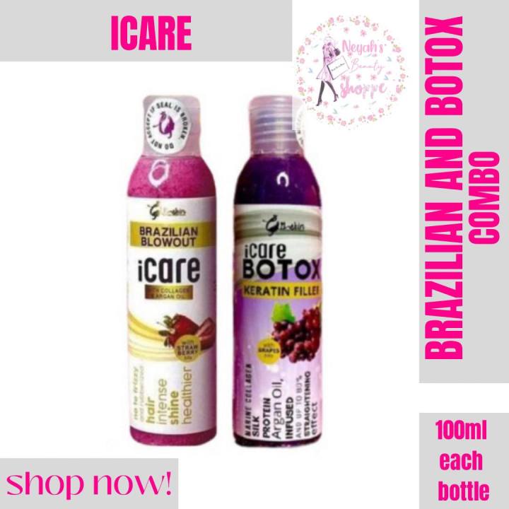 Gskin ICARE BRAZILIAN BLOWOUT AND ICARE BOTOX KERATIN FILLER | Lazada PH