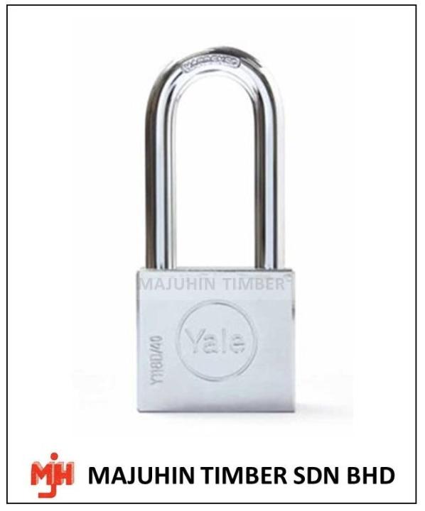 Yale Y118D/40/150/1 Chrome Plated Rekeyable Long Shackle Padlock 40mm ...