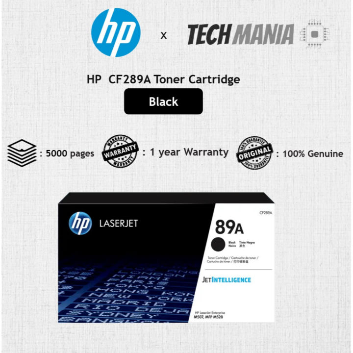 [🔥100% ORIGINAL🔥][FAST SHIP] HP CF289A 89A Original Mono Laser Toner ...