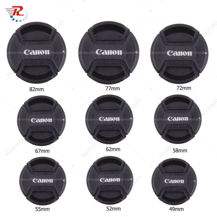 Snap-on Lens Cap Cover With Cord For Canon EOS 760D 750D 800D 850D 90D ...