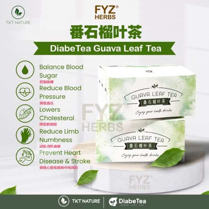 TKT Nature DiabeTea Guava Leaf Tea (2g x 30s) | Manage 3 Highs | 得康堂 ...