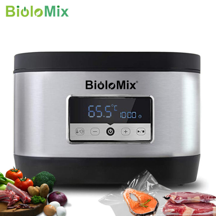 BioloMix 6th generation Stainless Steel Slow Pot Sous Vide Oven Pro 8L ...