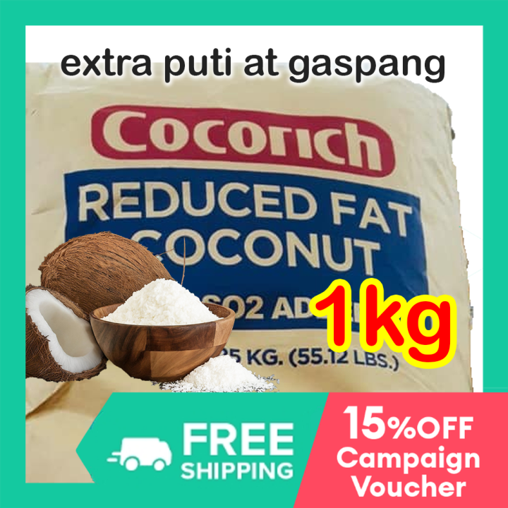 1kg Cocorich DESSICATED COCONUT (Philippine Made) EXPORT QUALITY for ...