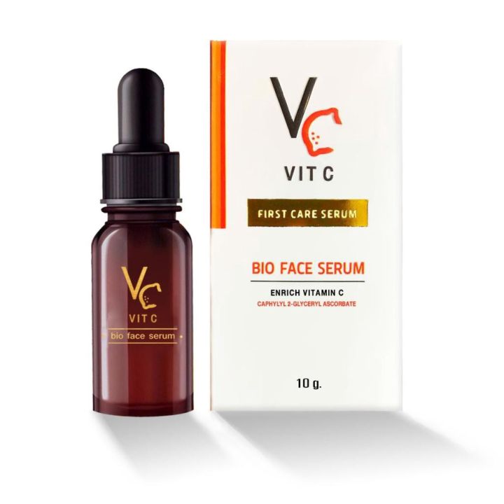 VC Vit C Bio face Serum (10 ml.) เซรั่มวิตซีน้องฉัตร | Lazada.co.th