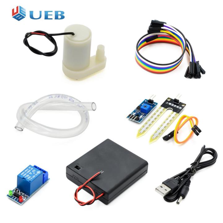 ชุด DIY ของโมดูลชลประทานอัตโนมัติชุดรดน้ำอัตโนมัติความชื้นในดินโมดู ...