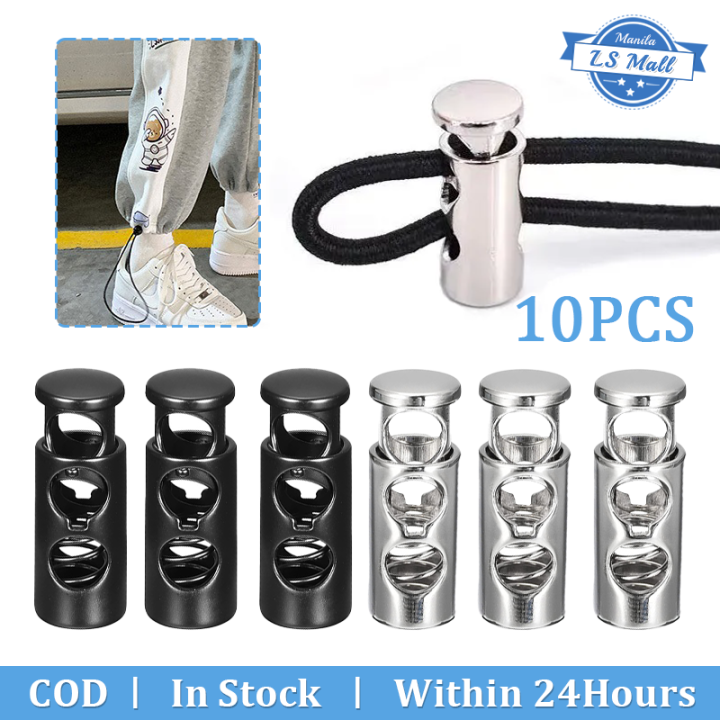 10pcs Metal Drawstring Locks，End Spring Stop Toggle Stoppers for ...