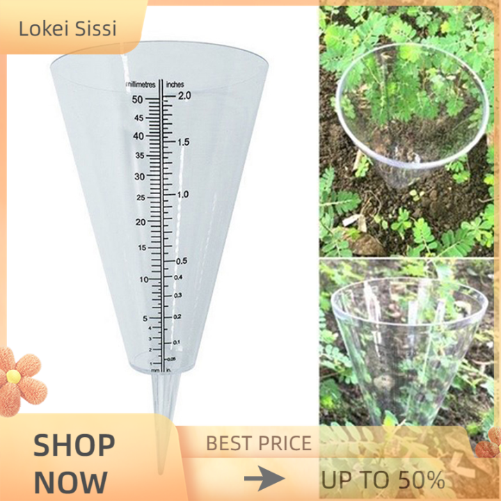 Lokei Cone Rain Gauge Measurement Ground Precipitation Garden Rainfall ...