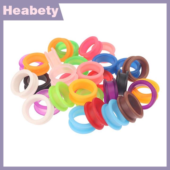 Heabety 10Pcs Professional Barber Hair Shears s Finger Rings Grips ...