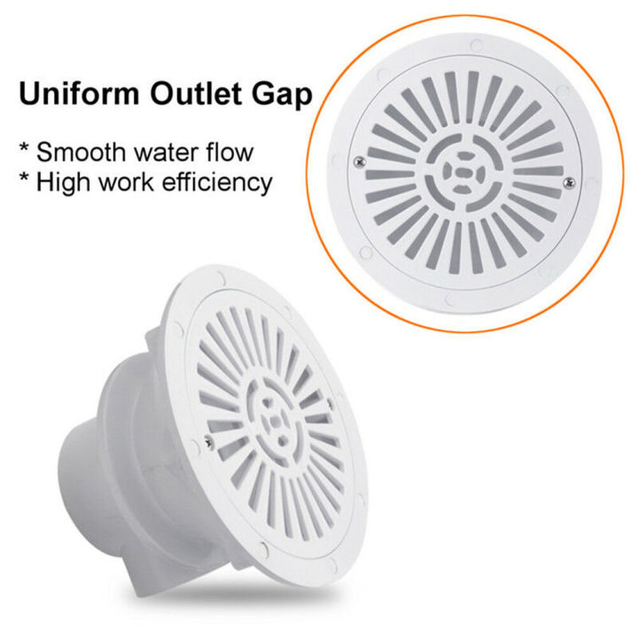 [Ready]White Swimming Pool Main Drain Floor Drain 2in Water Inlet ...