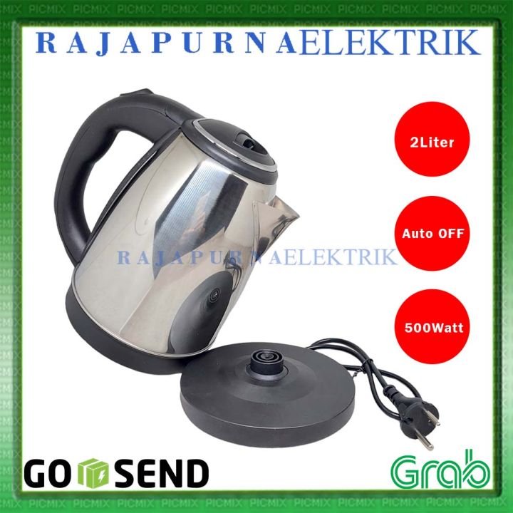 Kettle Listrik / electric Teko Pemanas Air 2 liter Stainless MEIKO ...