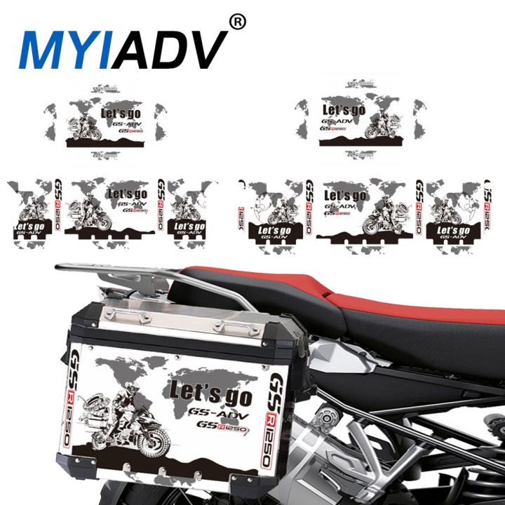 Aluminum Box Panniers Sticker For BMW R1250GS R1200GS Adventure 2013 ...