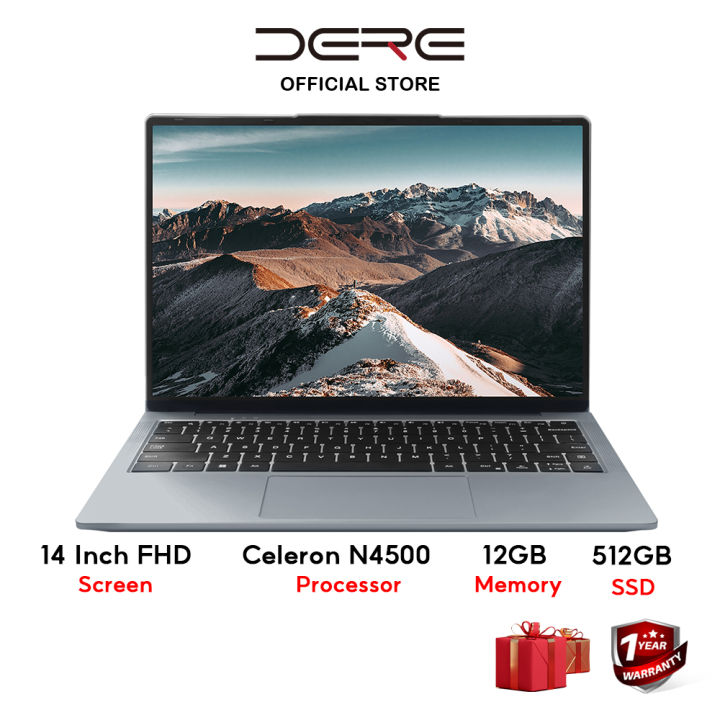 DERE R14 Laptop 12GB RAM 512GB SSD In Celeron N4500 2.80 GHz 14 inci ...