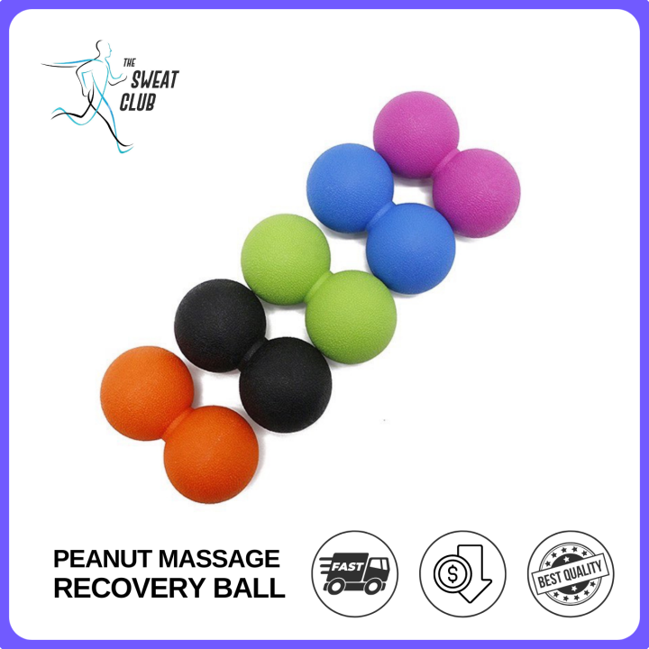 Deep Tissue Massage Recovery Ball 2 Balls Myofascial Release Muscle ...