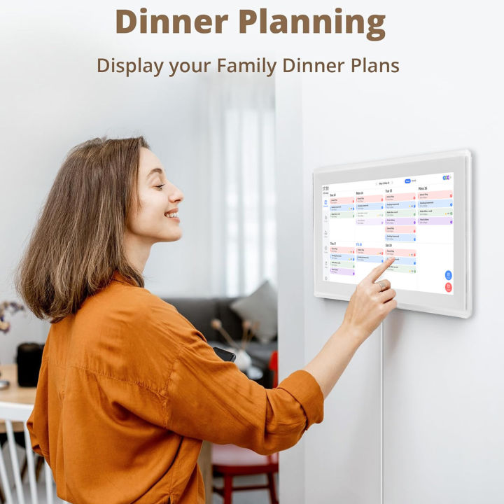 Bisofice 15.6 Inch Digital Calendar WiFi Smart 2025 Electronic Calendar ...