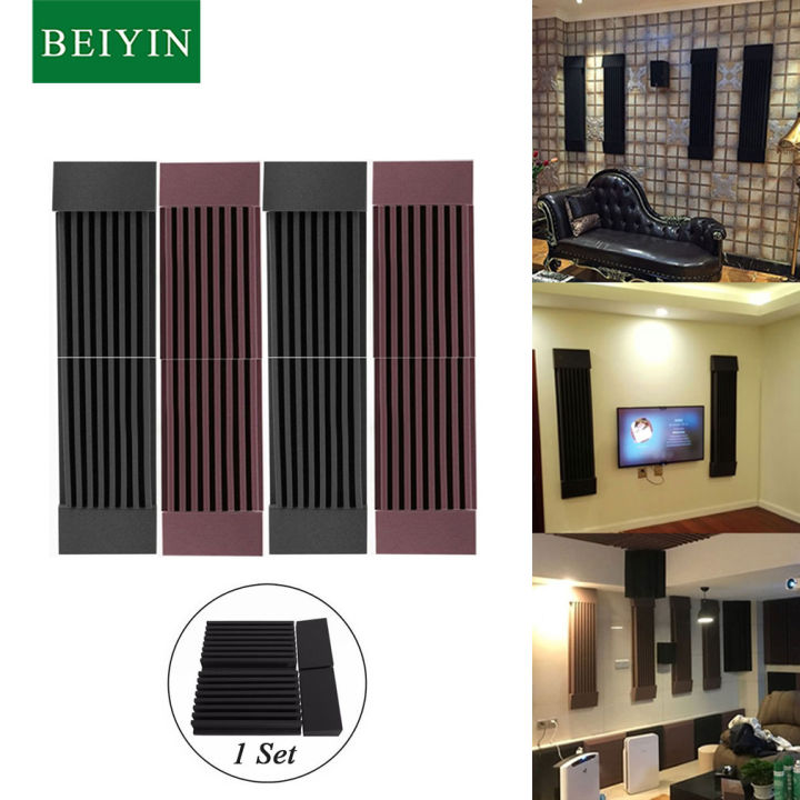 BEIYIN [4 Pcs/set ] Acoustic Sound Diffuser Foam Recording Studios ...