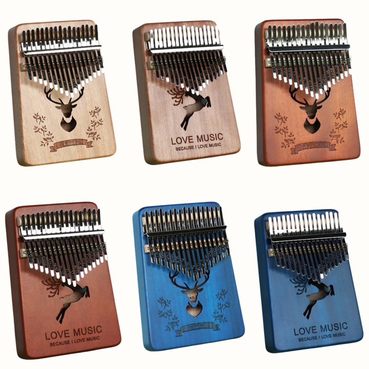 คาลิมบ้า คาลิม 17 คีย์ 17-Keys Kalimba C- Key Thumb Piano Finger เปียโน ...
