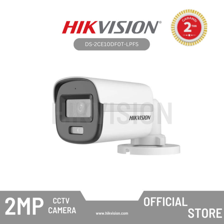 HIKVISION - DS-2CE10DF0T-LPFS Camera Analog CCTV 2 MP Smart Hybrid ...